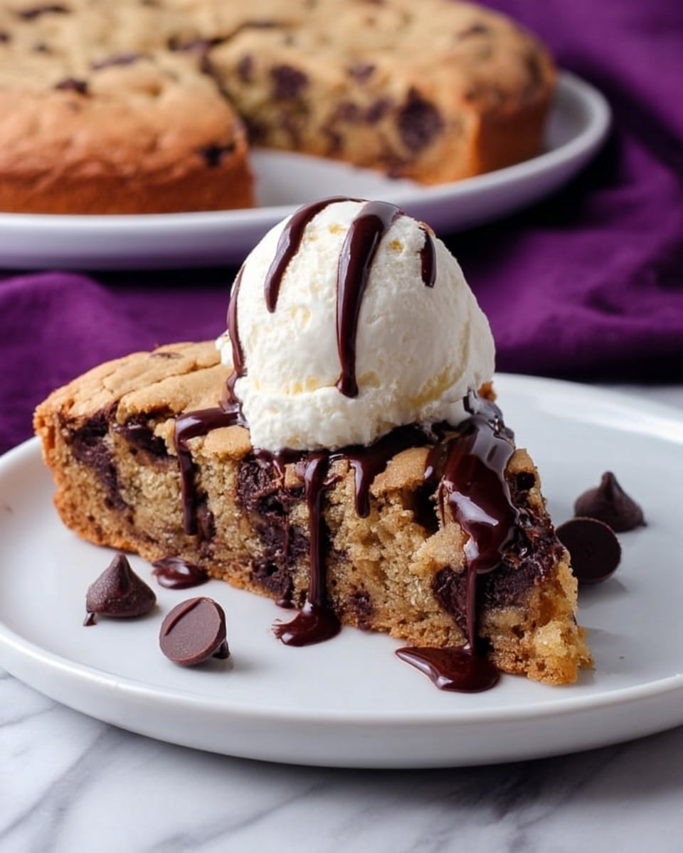 Deep Dish Cookie Pie: Delicious Nutritious Cookie Dessert